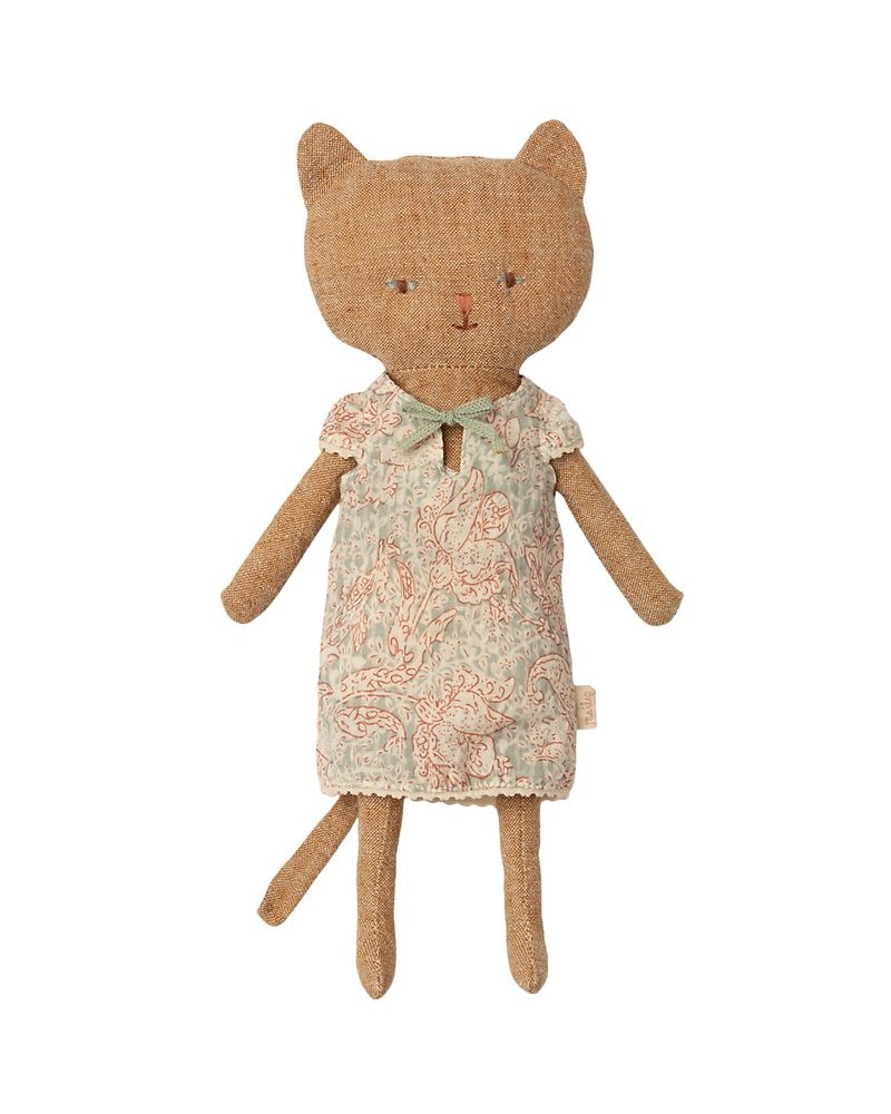 Acheter une peluche maileg chaton kitten ginger avec robe fleurie
