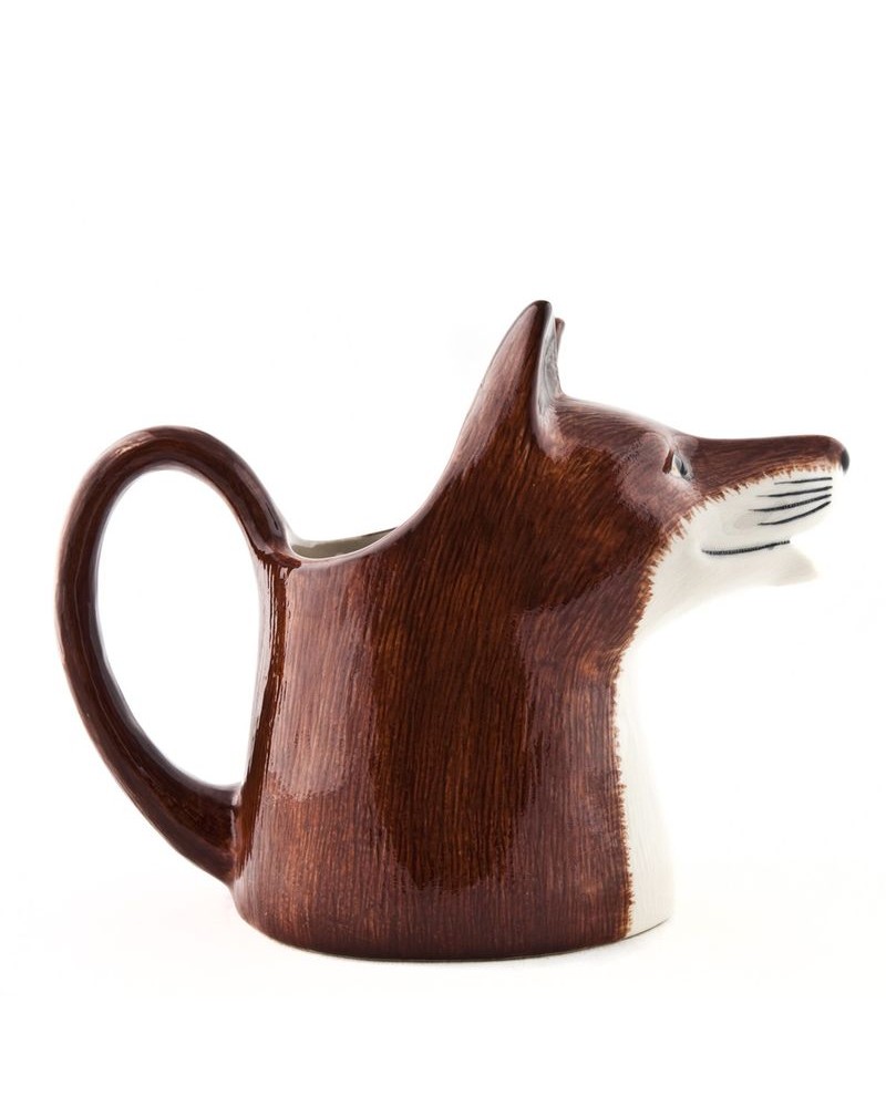 Trouver un pichet en faïence Quail ceramics en forme de renard fox