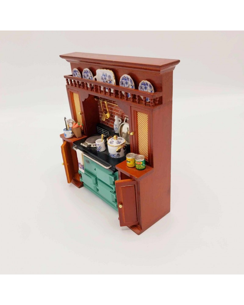 Meuble a poupée de cuisine Reuter original germany avec ses ustensiles