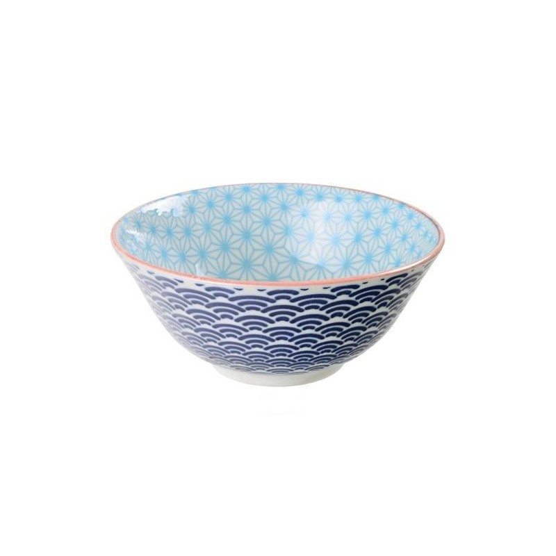 Acheter un bol japonais coloré Tokyo Design Star wave bleu